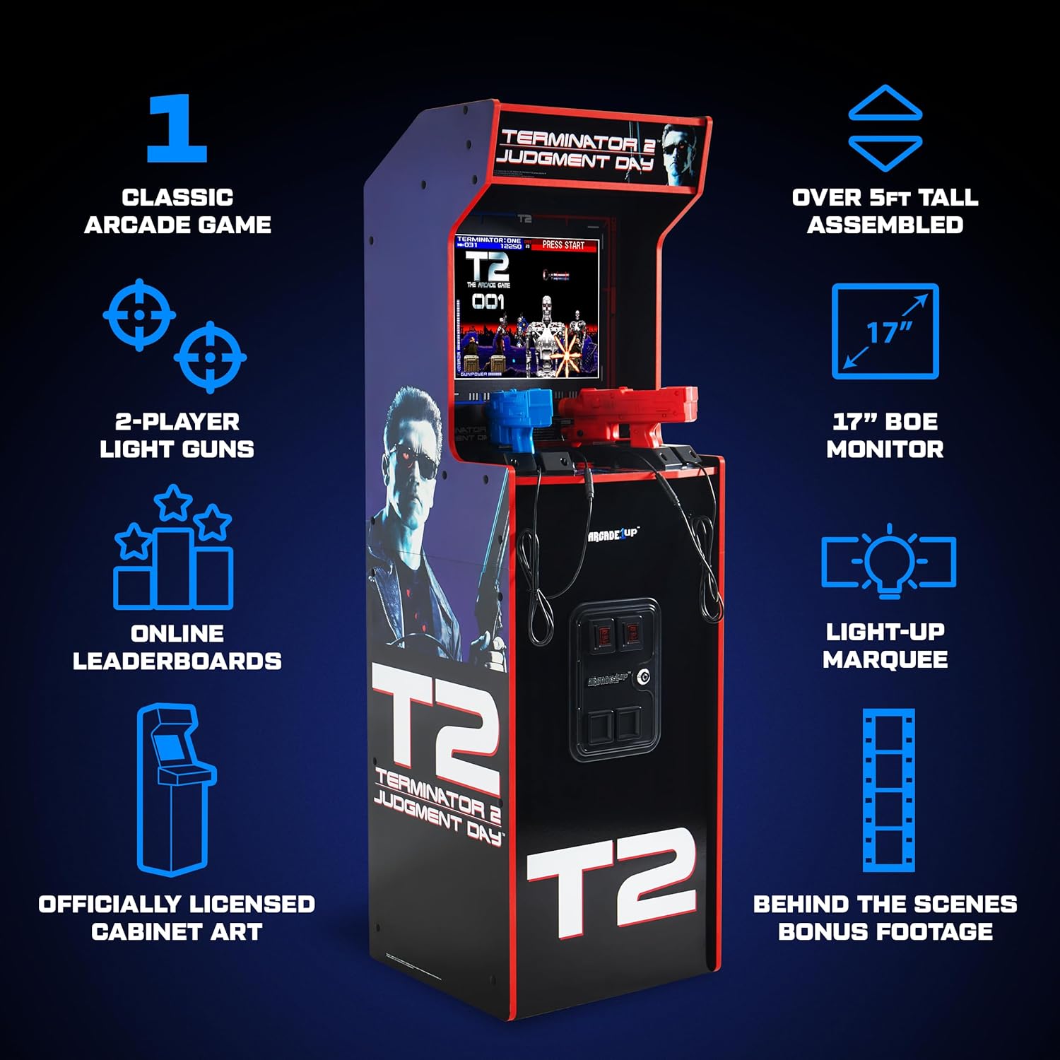 Terminator 2 Deluxe Arcade Machine | Man Cave Basics